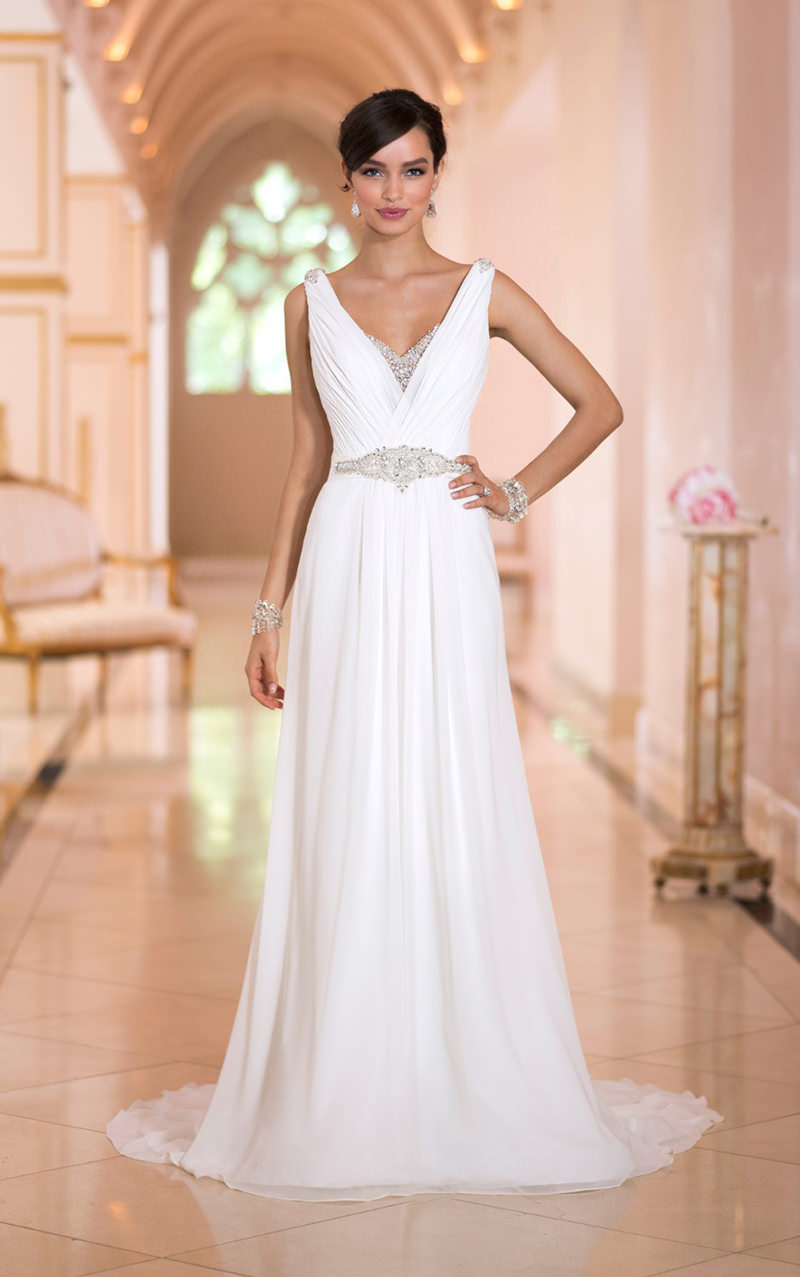 24 fotos de vestidos de noiva simples e discretos para você se inspirar ...